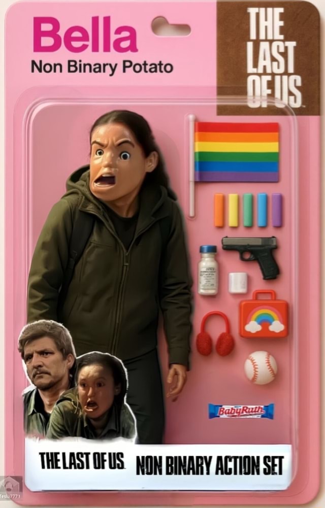 Bella Non Binary Potato THELASTOFUS BINARY ACTION SET - iFunny