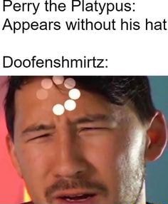 Perry the platypus: *appears without his hat* - Appears without his hat ...