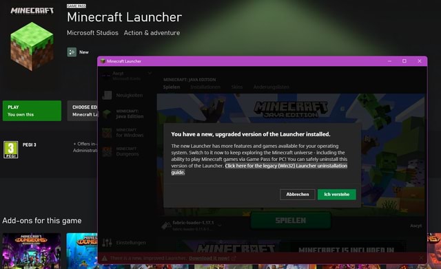 MINECRAFT Minecraft Launcher Microsoft Studios Action & adventure ...