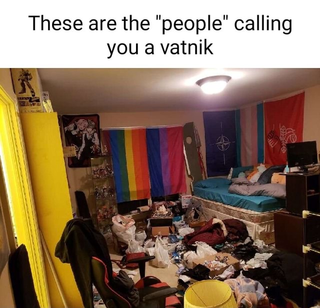 These are the "people" calling you vatnik - iFunny