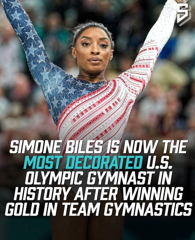 Simone Biles is now the most decorated U.S. Olympic gymnast in history ...