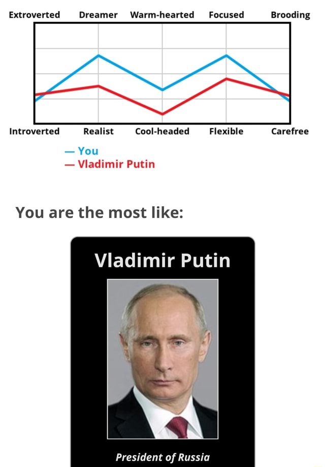 Extroverted Dreamer Warm-hearted Focused Brooding Introverted Realist ...