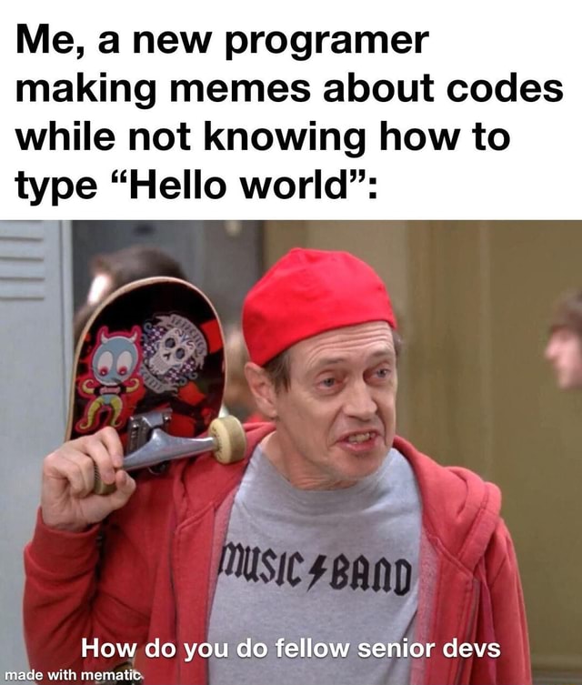 Me, a new Programmer making memes about codes while not knowing how to ...