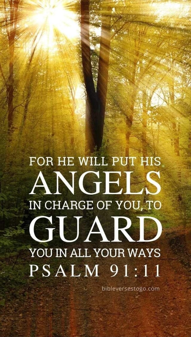FOR HE WILL PUT HIS ANGELS IN CHARGE OF YOU, TO GUARD YOU IN ALL YOUR ...