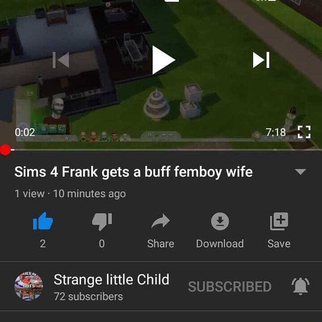 Sims 4 Frank gets a buff femboy wife 1 view 10 minutes ago 2 Share ...