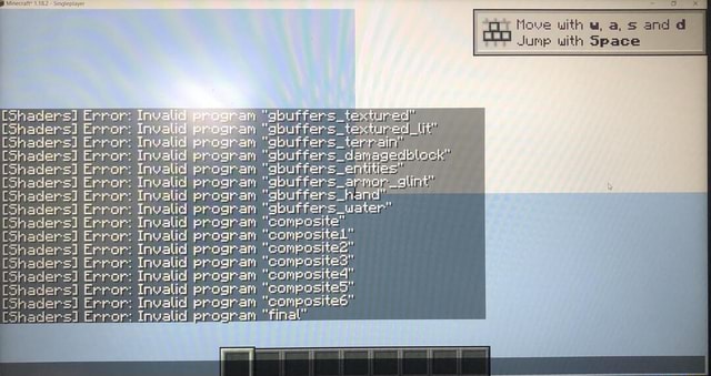 Minecraft* 1.18.2 Singleplayer (Shaders] Error: [Shaders] Error ...