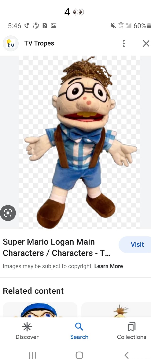60% tv. TV Tropes Super Mario Logan Main Visit Characters / Characters ...