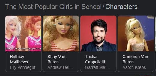 The Most Popular Girls in School/ Characters Brittnay Shay Van Trisha ...