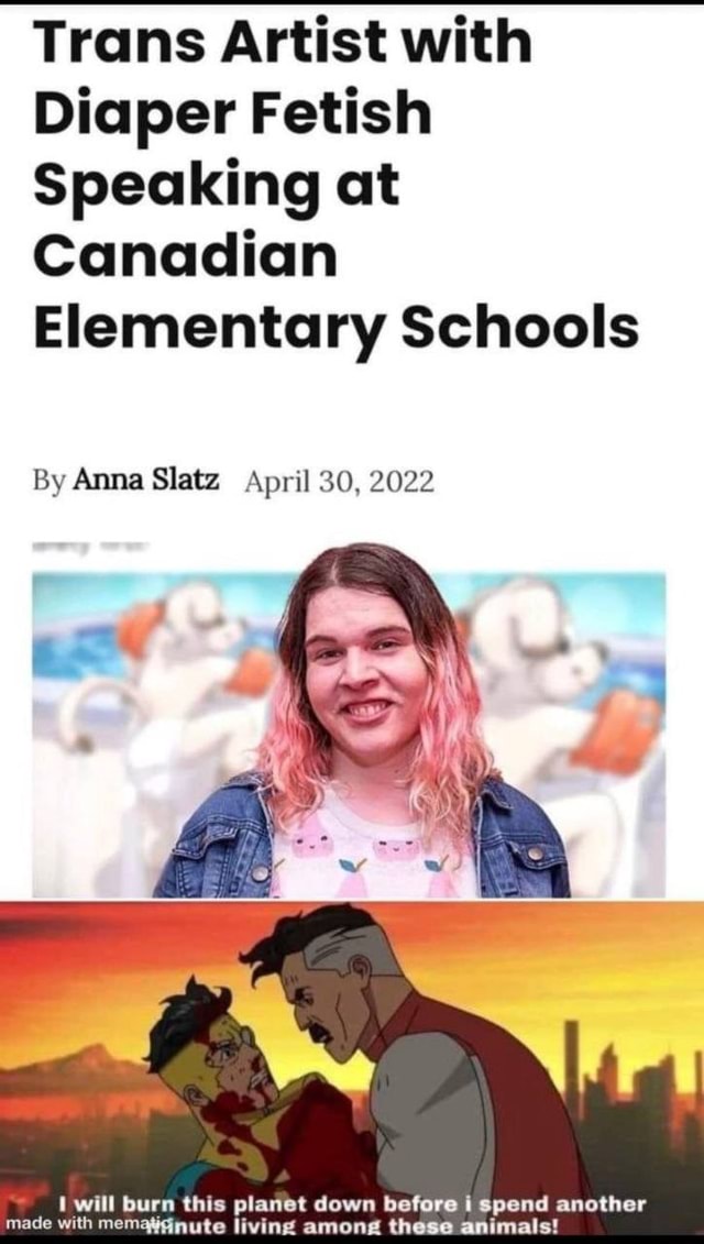 Trans Artist with Diaper Fetish Speaking at Canadian Elementary Schools ...