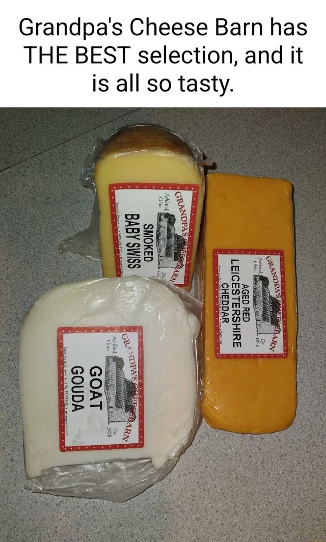 Grandpa's Cheese Barn has THE BEST selection, and it is all so tasty ...