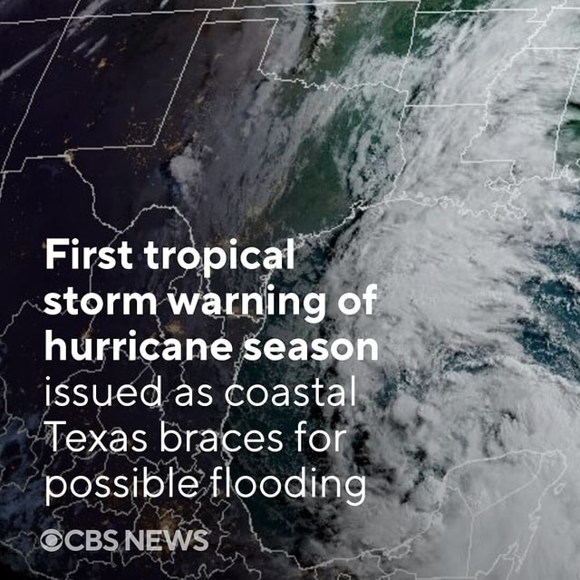 The Atlantic hurricane season officially has its first tropical storm ...