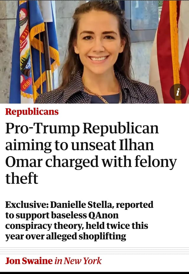 Pro-Trump Republican aiming to unseat Ilhan Omar charged with felony ...