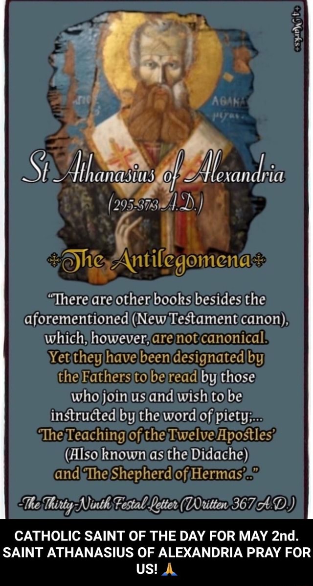 "There are other books besides the aforementioned (New canon), which ...