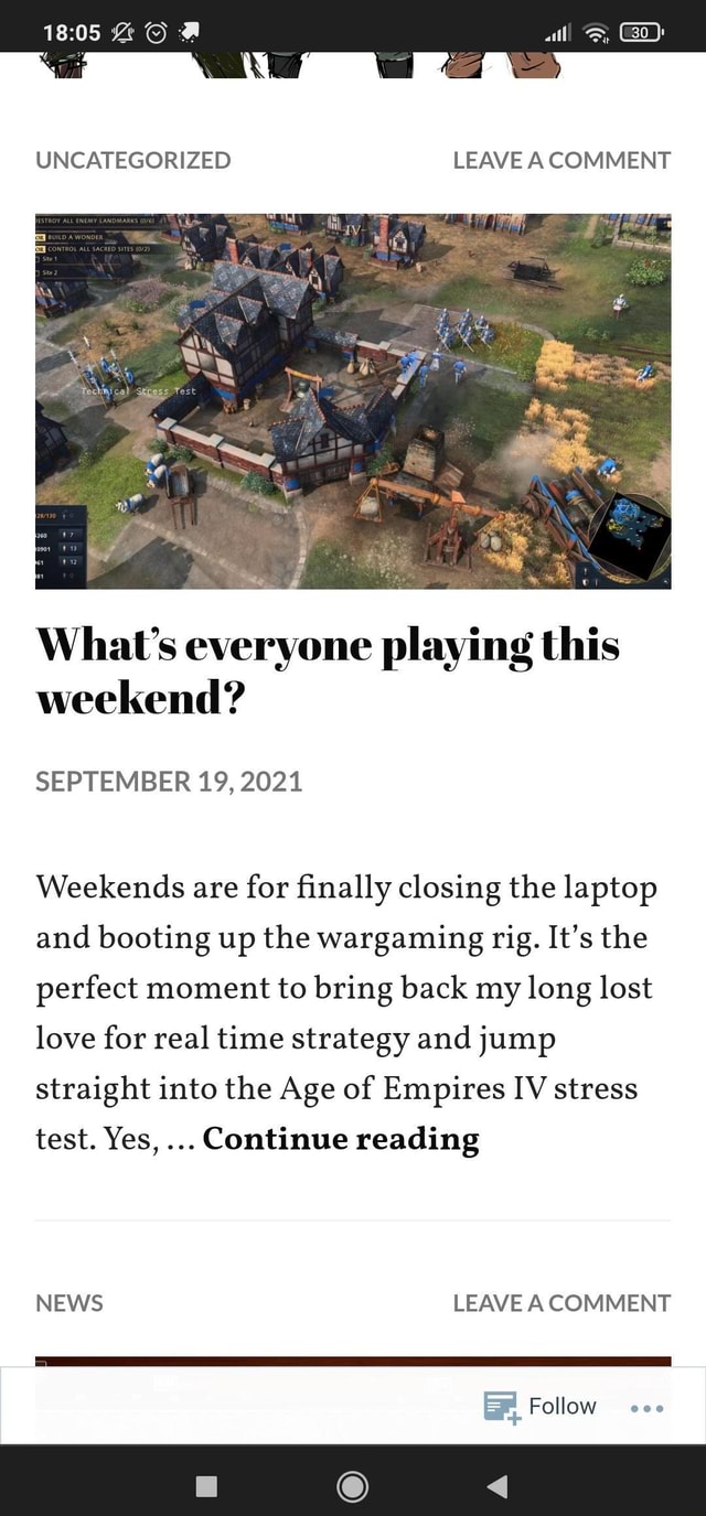 Strategyandwargaming.com - Ga} UNCATEGORIZED LEAVE A COMMENT What's everyone playing this ...