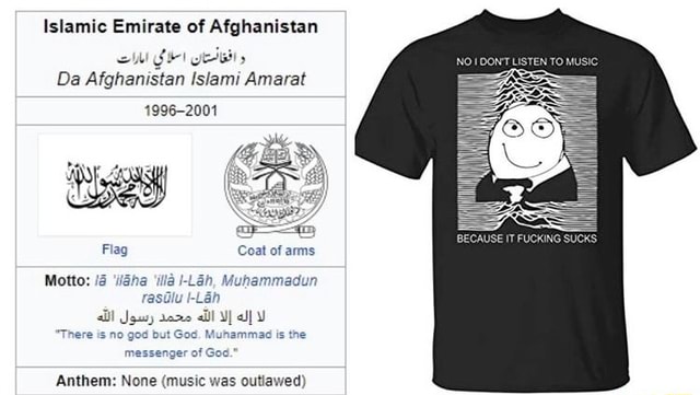 Islamic Emirate of Afghanistan Da Afghanistan Islami Amarat 1996-2001 ...