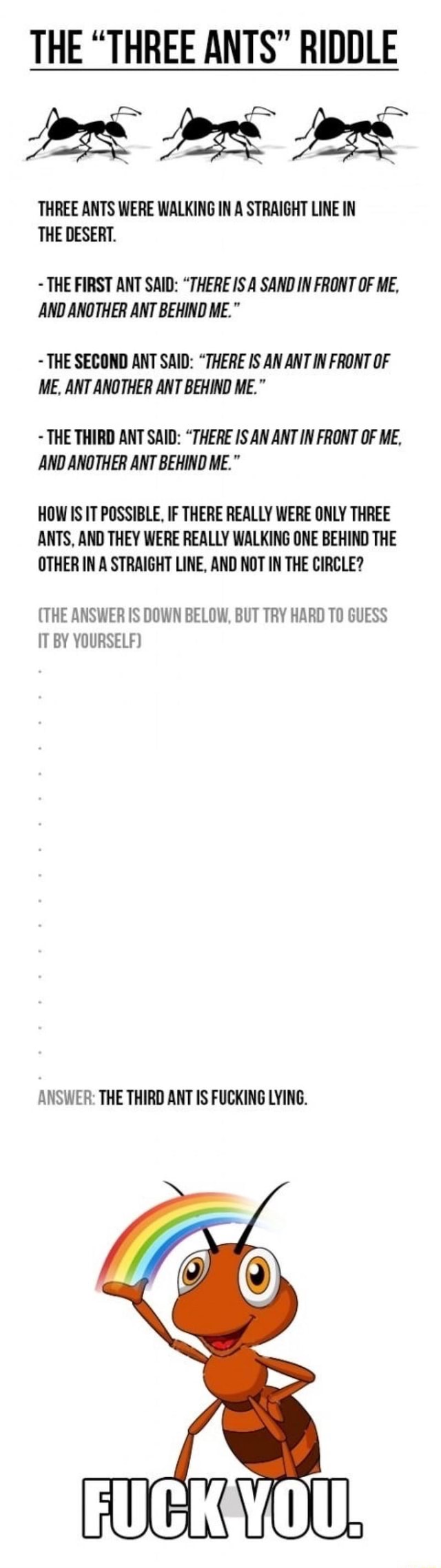 Ant Riddles With Answers Hilarious Ant & Elephant Jokes,stor