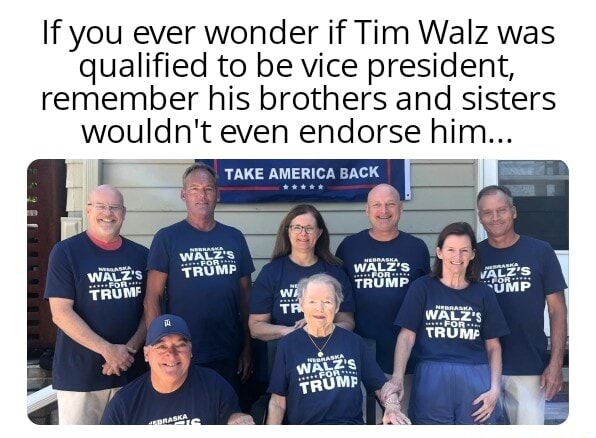 If you ever wonder if Tim Walz was qualified to be vice president ...