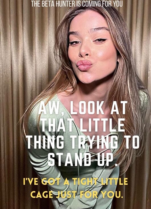 THE BETA HUNTER IS COMING FOR YOU "AW, LOOK AT THING TRYING TO STAND UP. - iFunny