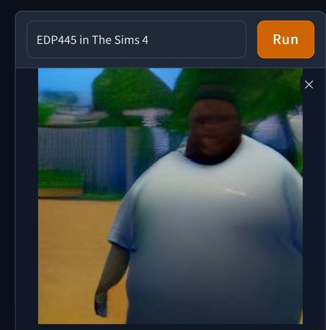 EDP445 in The Sims 4 Run - iFunny
