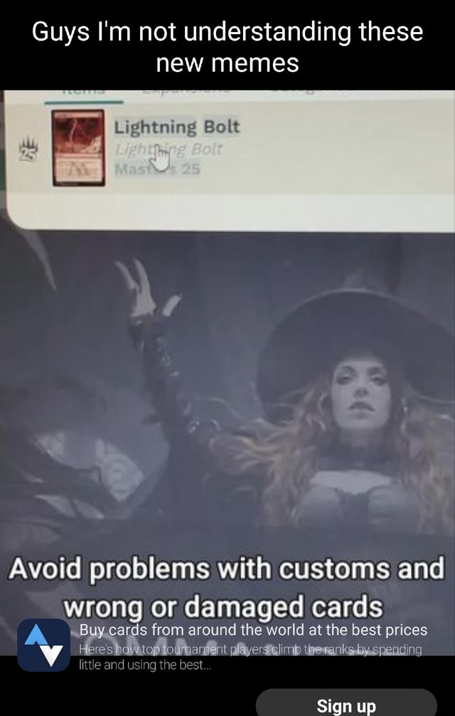 Guys I'm not understanding these new memes Lightning Bolt di Avoid ...