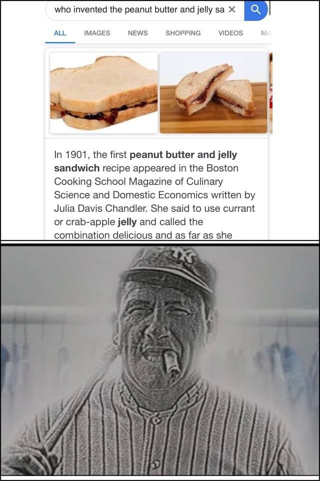 Who invented the peanut butter and jelly sa In 1901, the first peanut ...