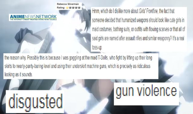 Rebecca Silverman Rating: ANIME: Hmm, which do dislike more about Girls ...