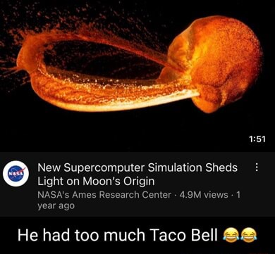 151 New Supercomputer Simulation Sheds Light on Moon's Origin NASA's ...