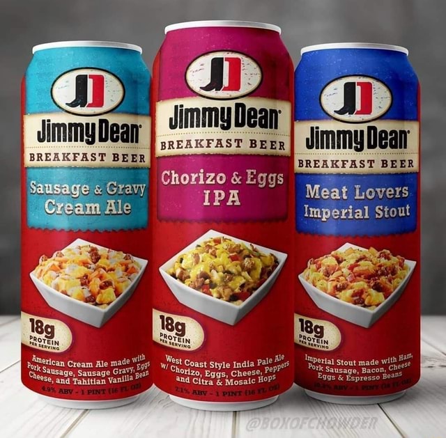 Jimmy Dean BREAKFAST BEER Sausage BREAKFAST BEER BREAKFAST BEER IPA ...