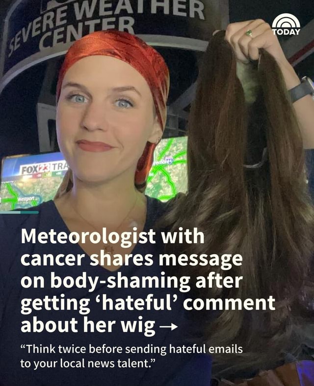 Meteorologist Laura Mock has received comments about her appearance ...