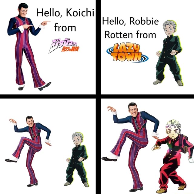 Hello, Robbie Rotten from - iFunny