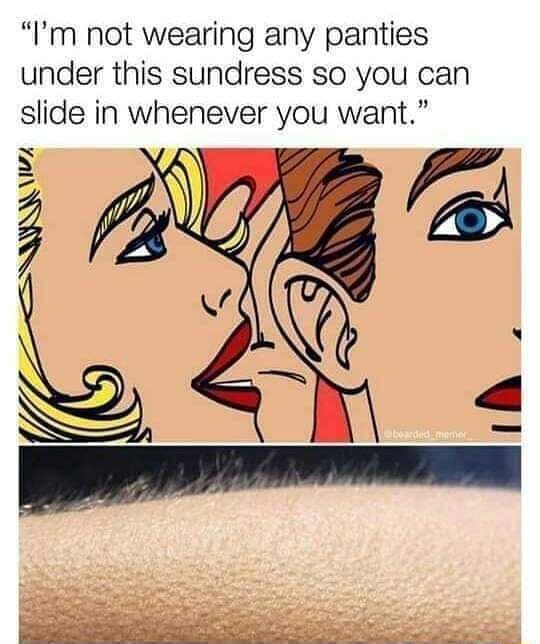 Im Not Wearing Any Panties Under This Sundress So You Can Slide In Whenever You Want Ifunny