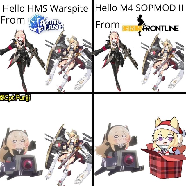 Hello HMS Warspite Hello SOPMOD II - iFunny