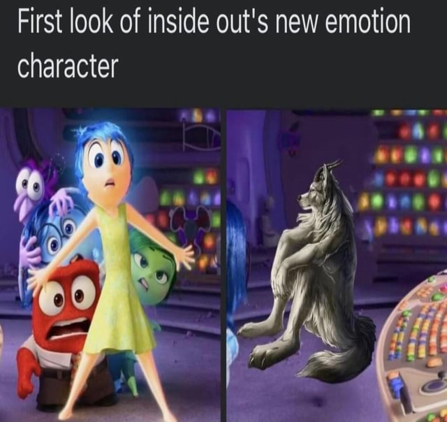 First look of inside out's new emotion character be - iFunny