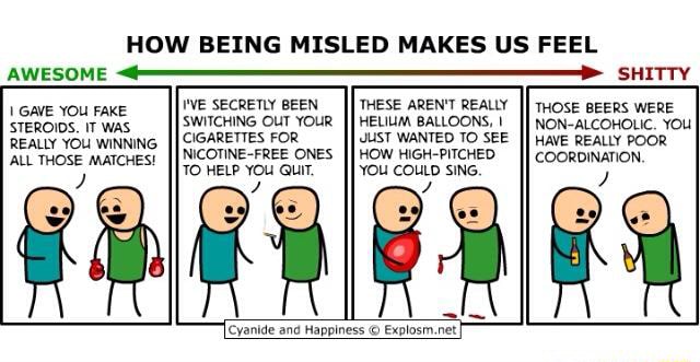 HOW BEING MISLED MAKES US FEEL how-being-misled-makes-us-feel