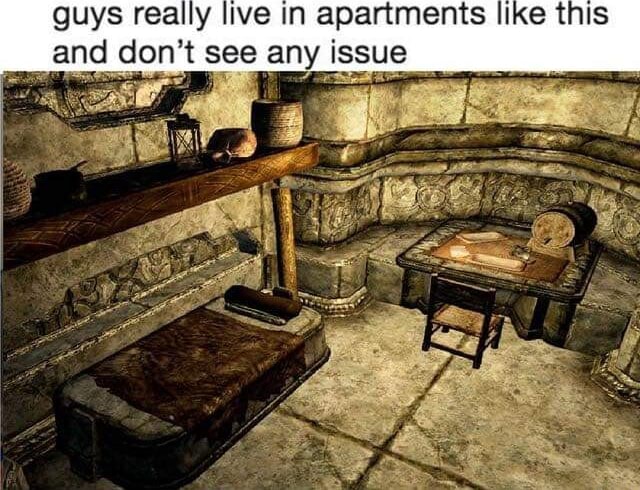 Guys really live in apartments like this and don't see any issue - iFunny