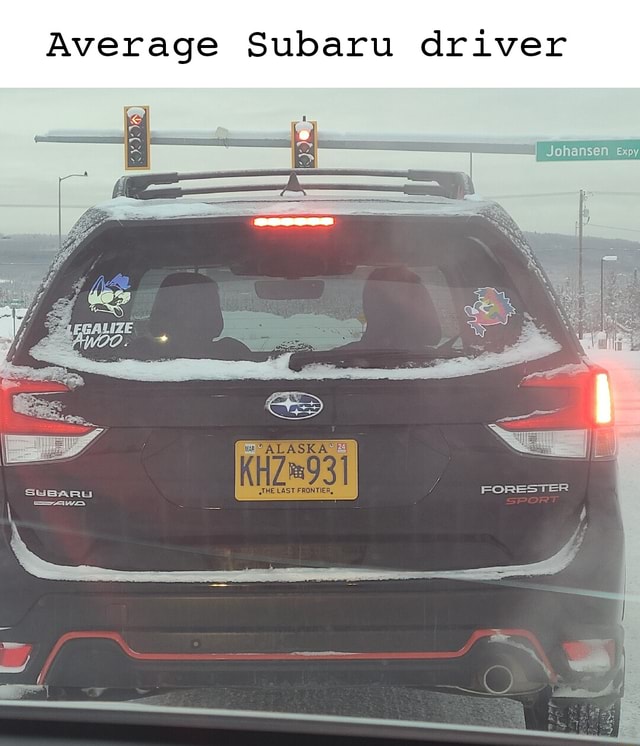Average Subaru driver Johansen - iFunny