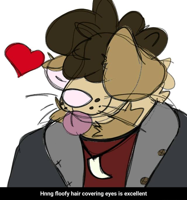 Hnng floofy hair covering eyes is excellent - Hnng floofy hair covering ...