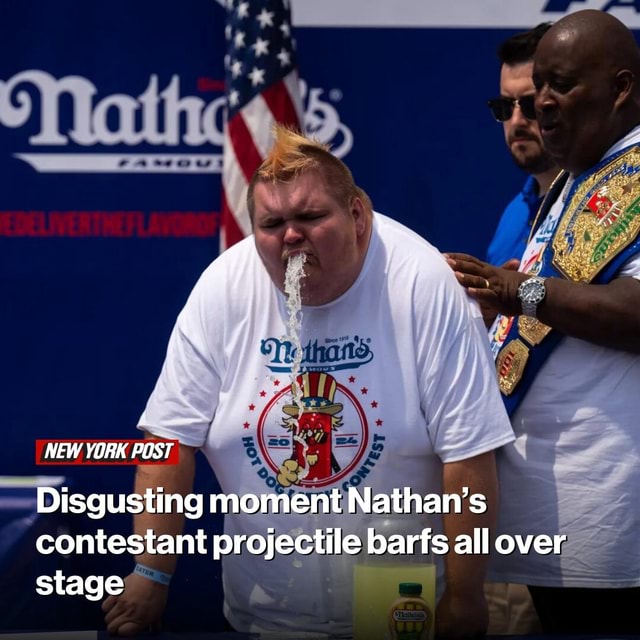 Nathan’s lemonade-chugging contest on Coney Island turned sour Thursday ...