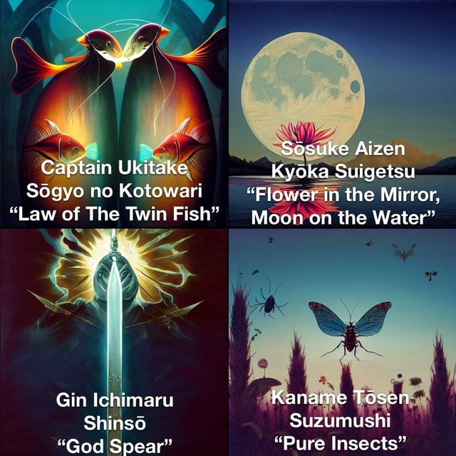 Sosuke Aizen Captain Uk Kyoka Suigetsu Sogyo no Kotowari "Flower in the ...