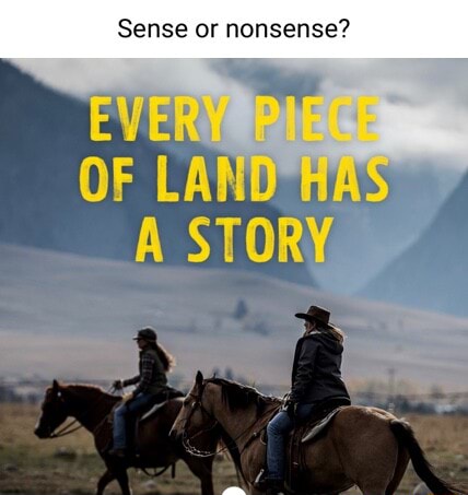 Sense or nonsense? EVER OF LAND WAS A STORY - iFunny