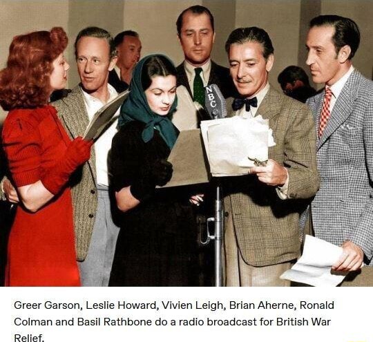 Greer Gersun, Loslie Howard, Vivien Leigh, Brian Ahamo, Ronaid - iFunny