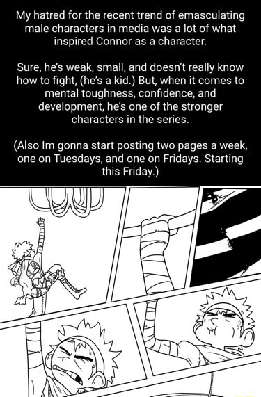My hatred for the recent trend of emasculating male characters in media ...