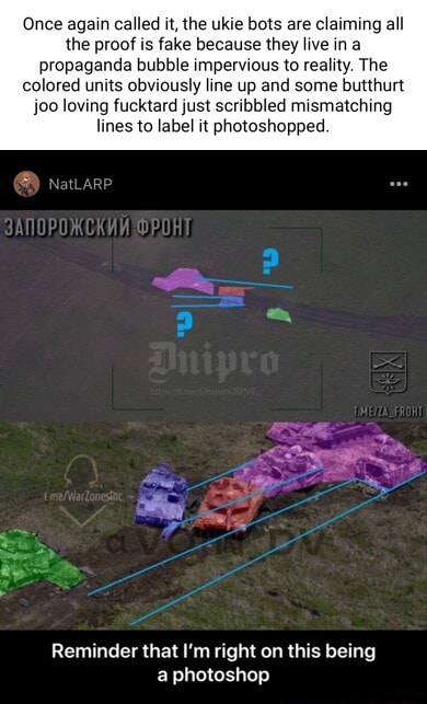 Once again called it, the ukie bots are claiming all the proof is fake ...