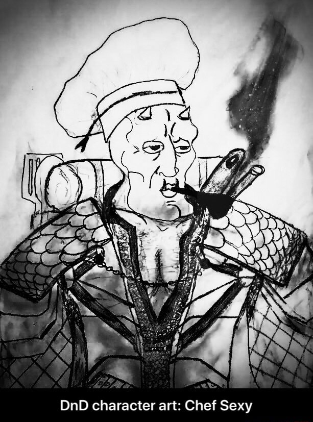 DnD character art: Chef Sexy - DnD character art: Chef Sexy - iFunny
