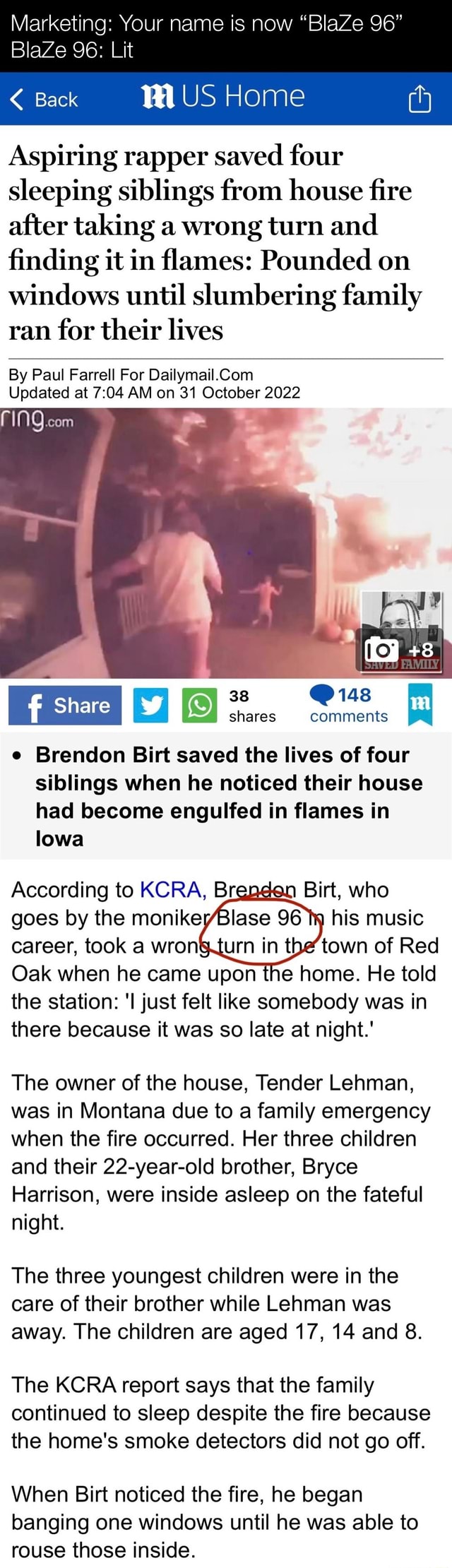 Marketing: Your name is now "BlaZe 96" BlaZe 96: Lit Back FA US Home (4 ...