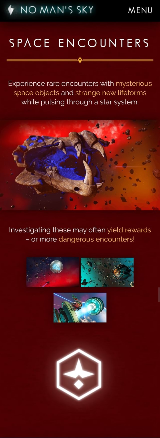 SPACE ENCOUNTERS Experience rare encounters with mysterious space ...