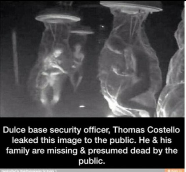 Dulce base security officer, Thomas Costello leaked this image to the ...