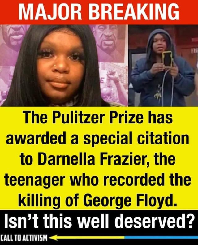 MAJOR BREAKING The Pulitzer Prize has awarded a special citation to ...