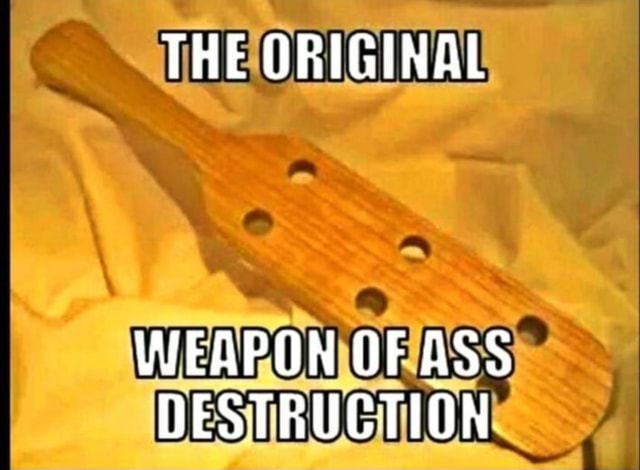 THE ORIGINAL WEAPON OF ASS DESTRUCTION - America’s best pics and videos