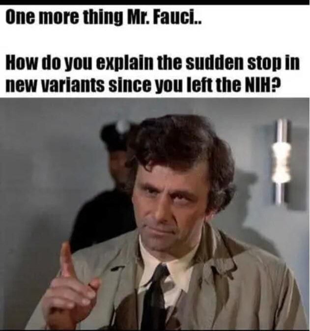How do you explain the sudden stop in new variants since you left the ...
